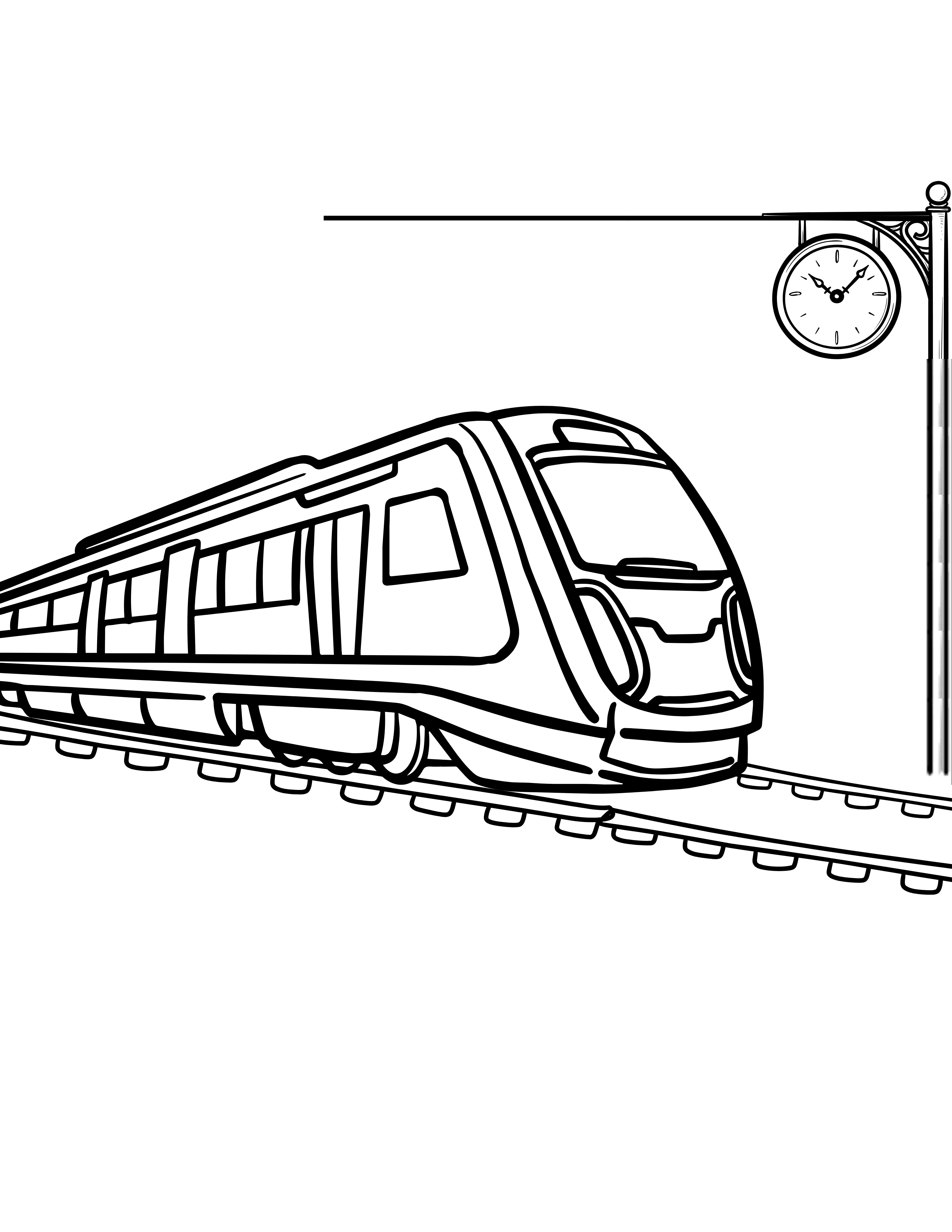 land transportation coloring sheet