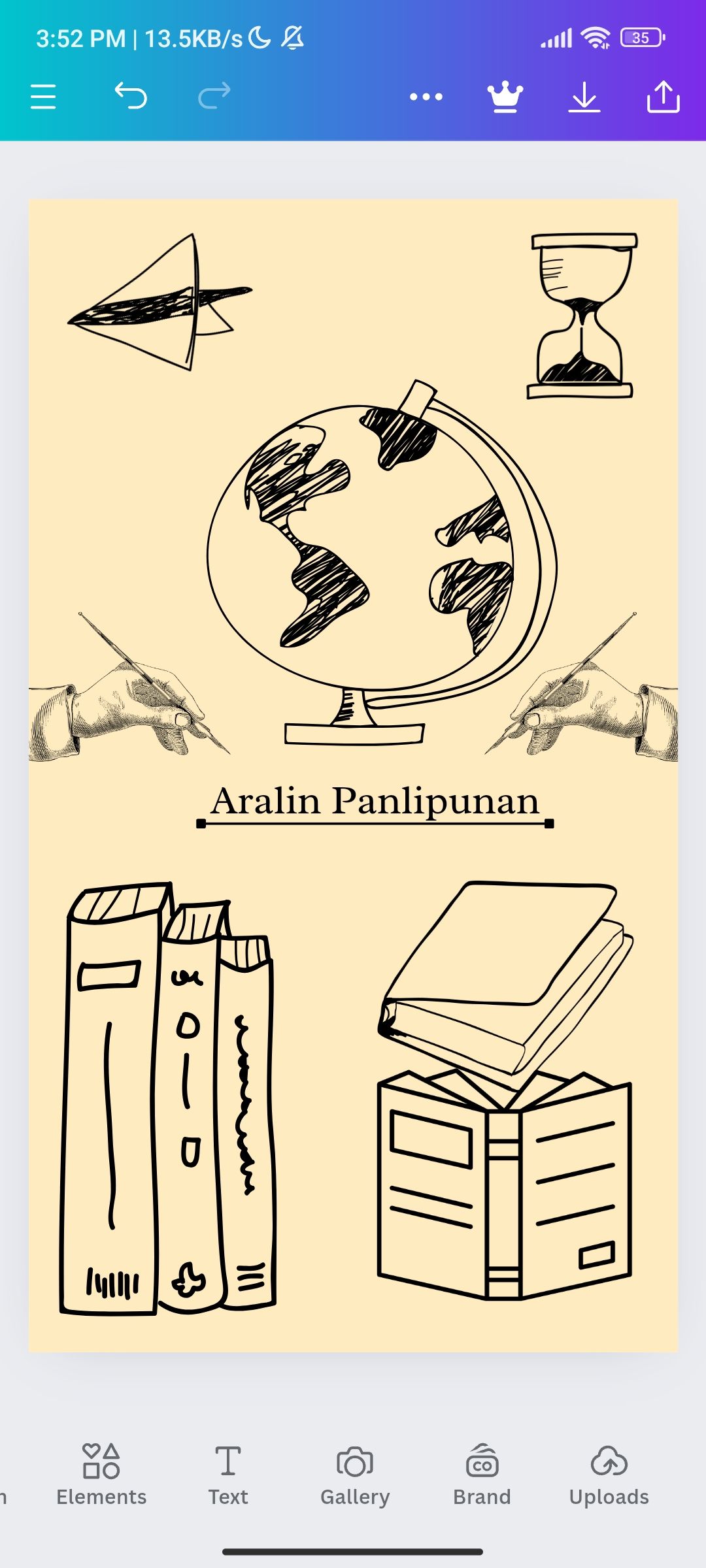 Araling Panlipunan Design Clipart