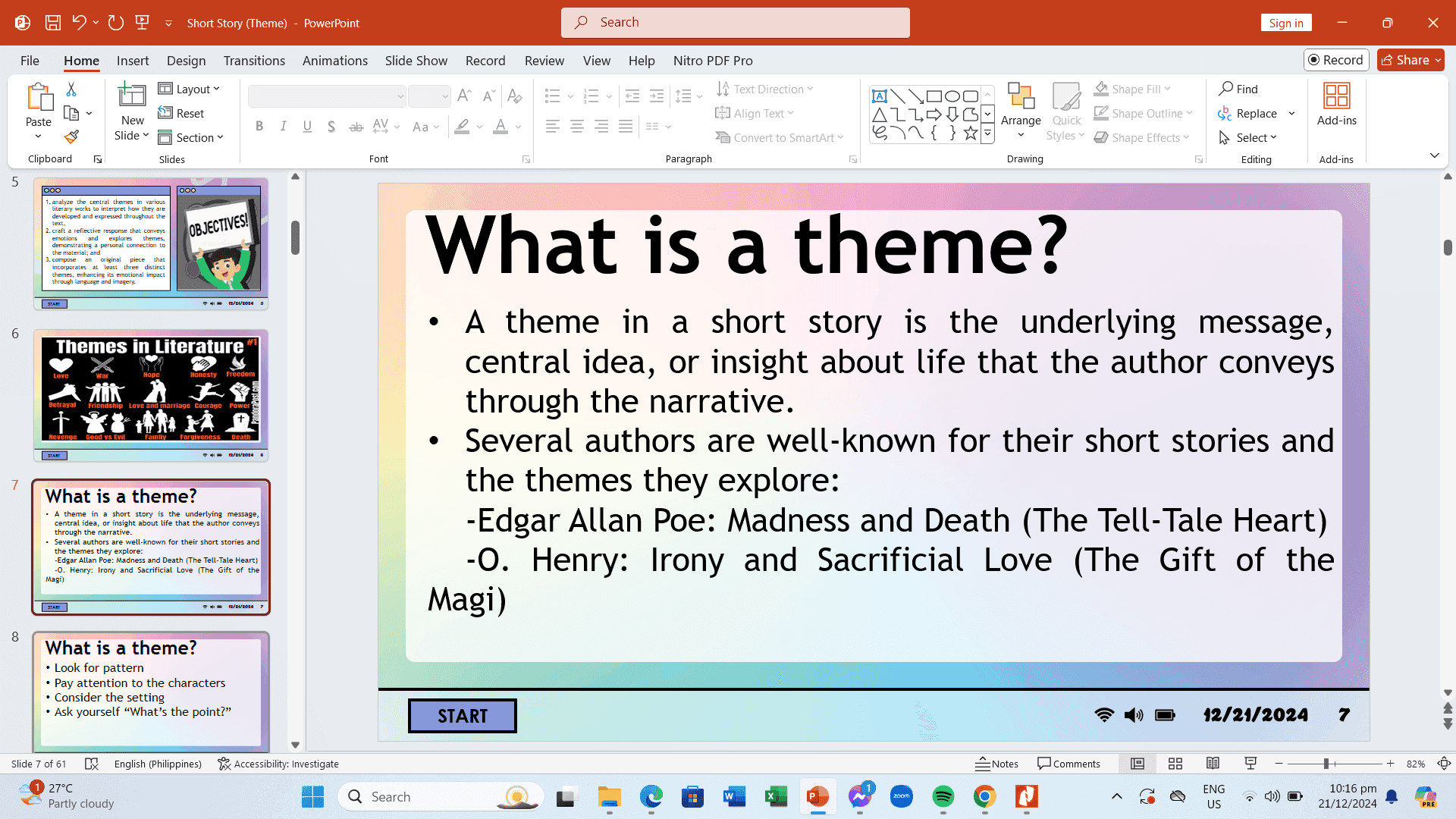 Short Story Powerpoint Eleven By Sandra Cisneros Short Story Unit