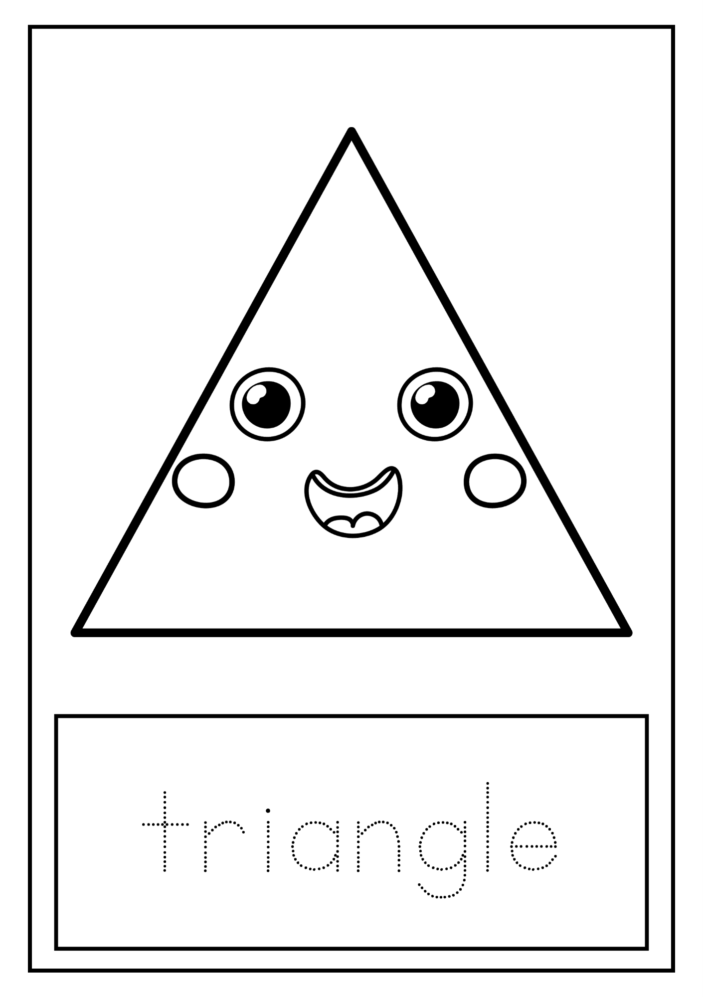 triangle coloring book
