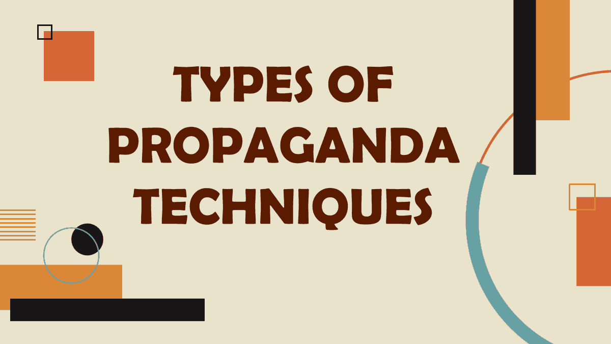 Ppt Propaganda Techniques Powerpoint Presentation Free PPT