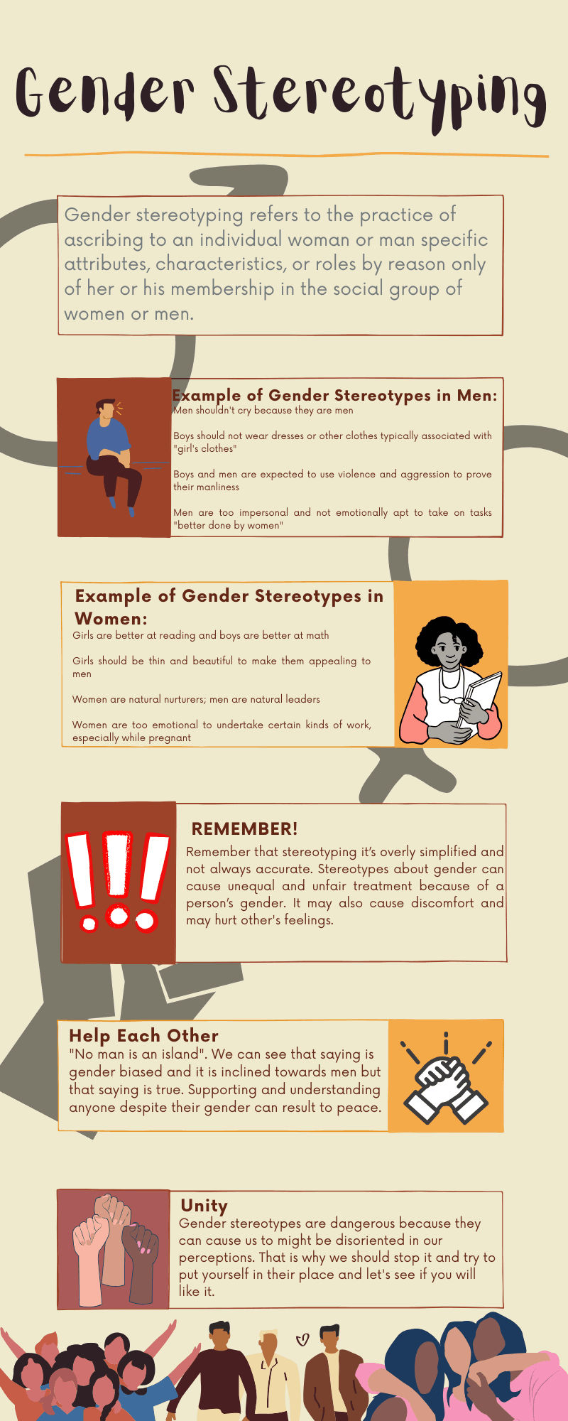 gender role stereotypes example