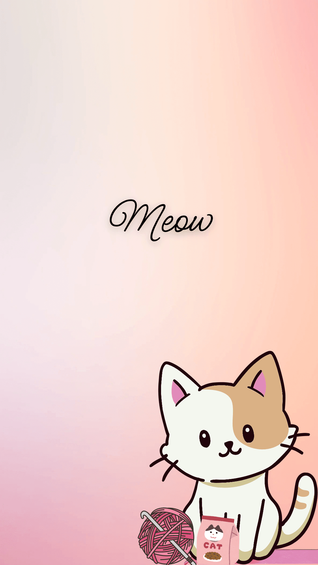 Kawiia Cat Backgrounds Tumblr Seamless Pattern Cute Black Cats Texture