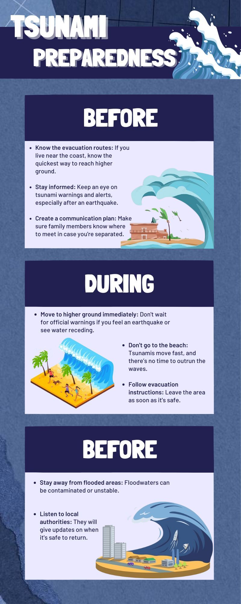 What To Do Before A Tsunami Post Tsunami Decision Making | Teaching