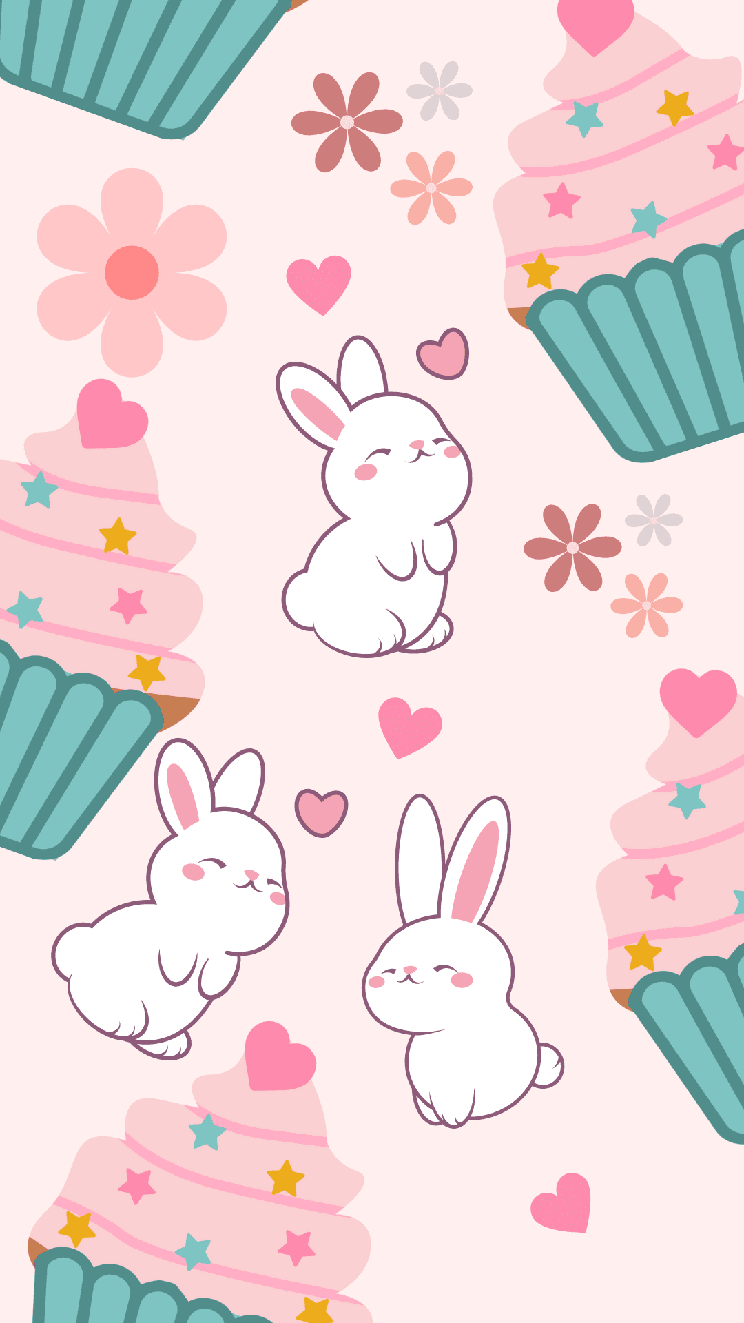 Wallpaper Cute Rabbit