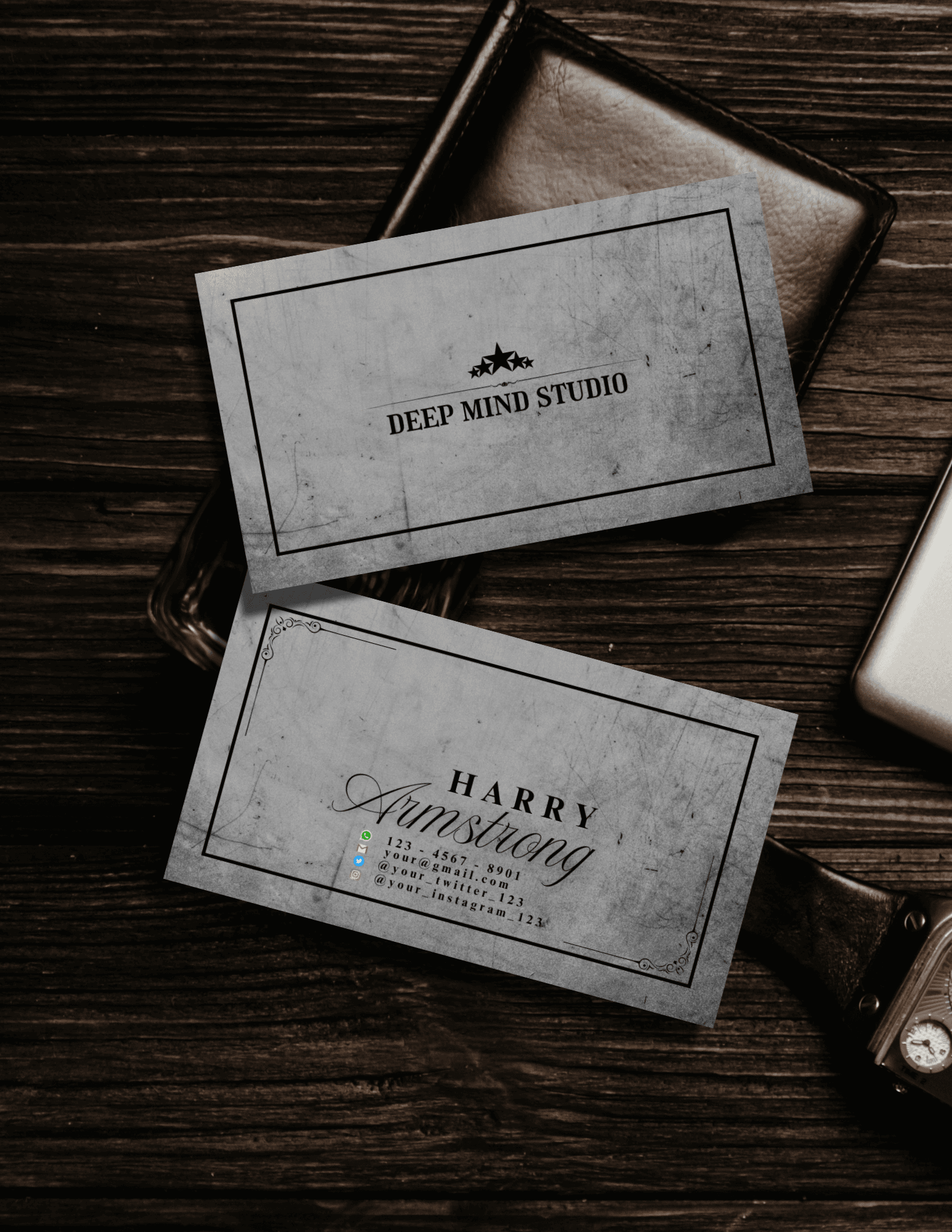 Personal Calling Cards Templates Editable Modern Company Business Card