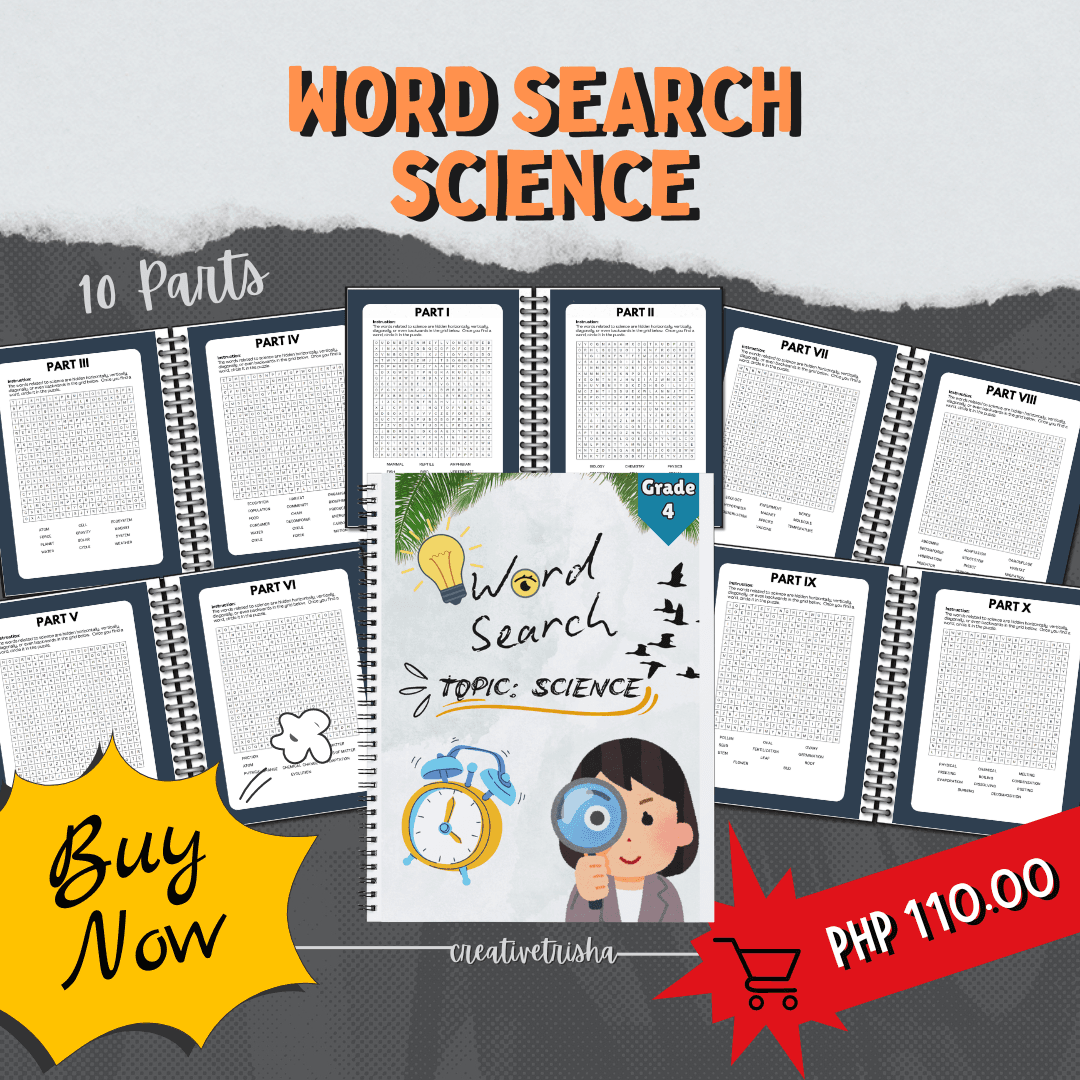 Grade 4 Science Word Search