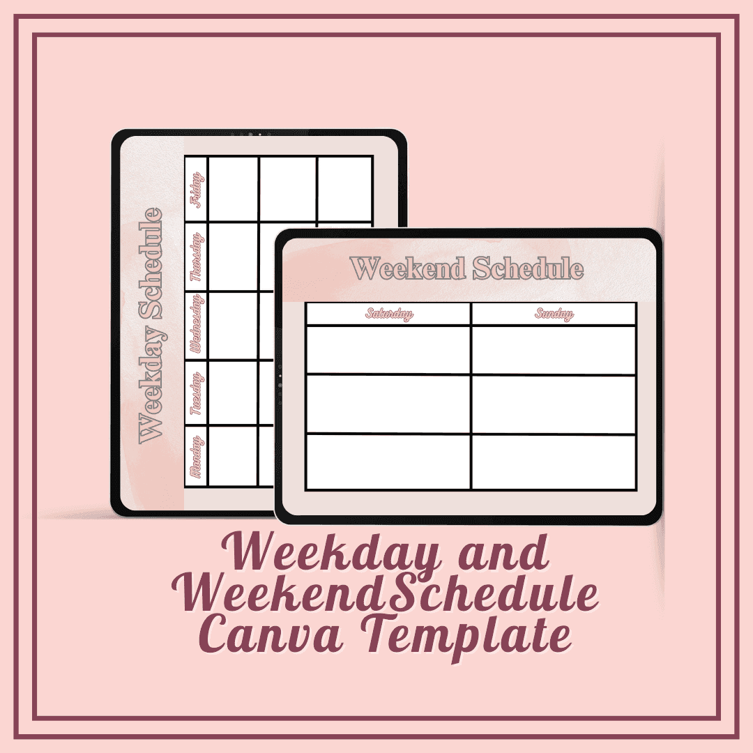 Weekend Schedule Template Free Excel Calendar Templates