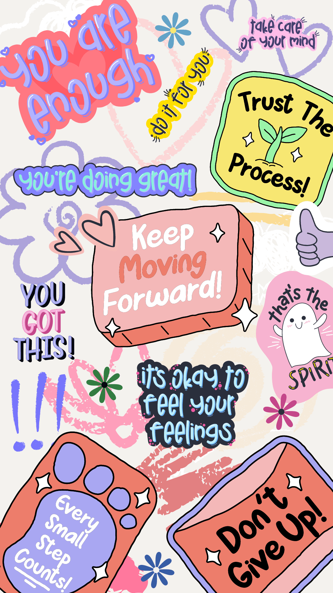 Cute Motivation Wallpaper