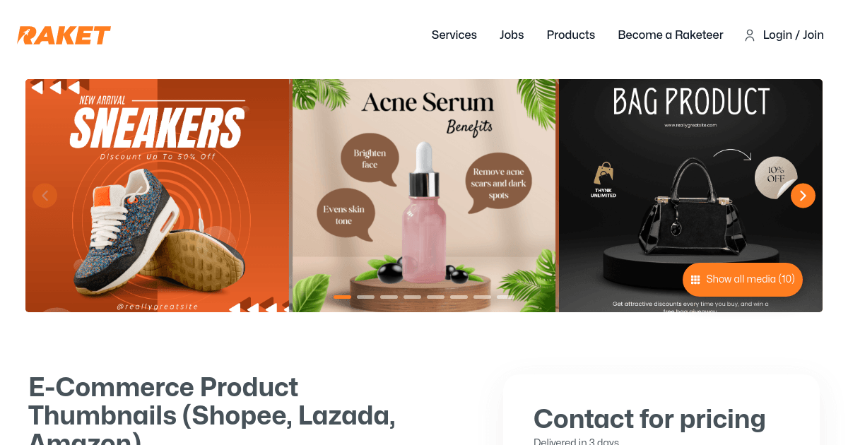 E-Commerce Product Thumbnails (Shopee, Lazada, Amazon) by ...