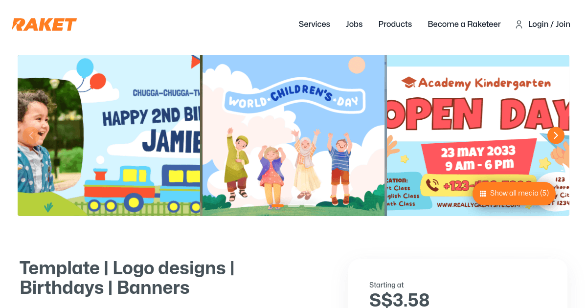 Template | Logo designs | Birthdays | Banners by akirafaye - Raket.PH