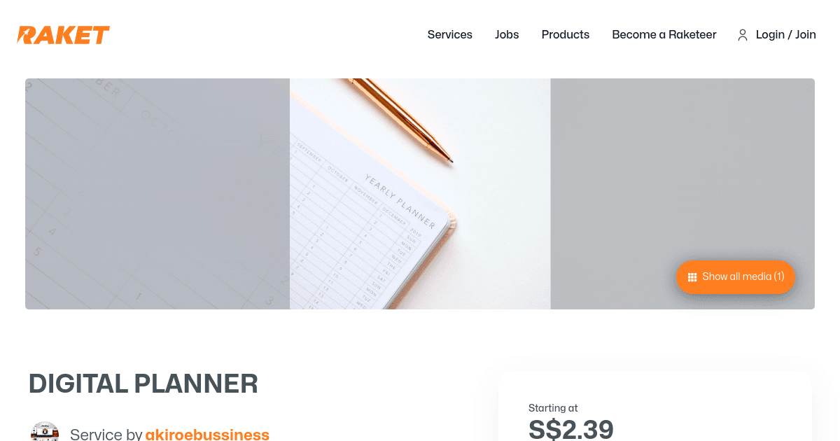 DIGITAL PLANNER by akiroebussiness - Raket.PH