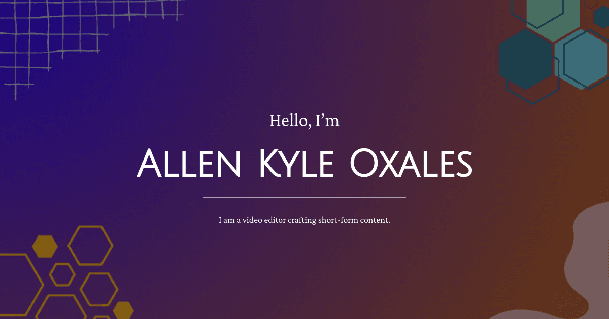 Allen Kyle Oxales