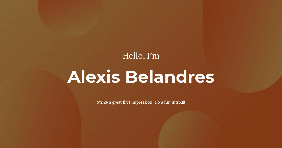 Alexis Belandres