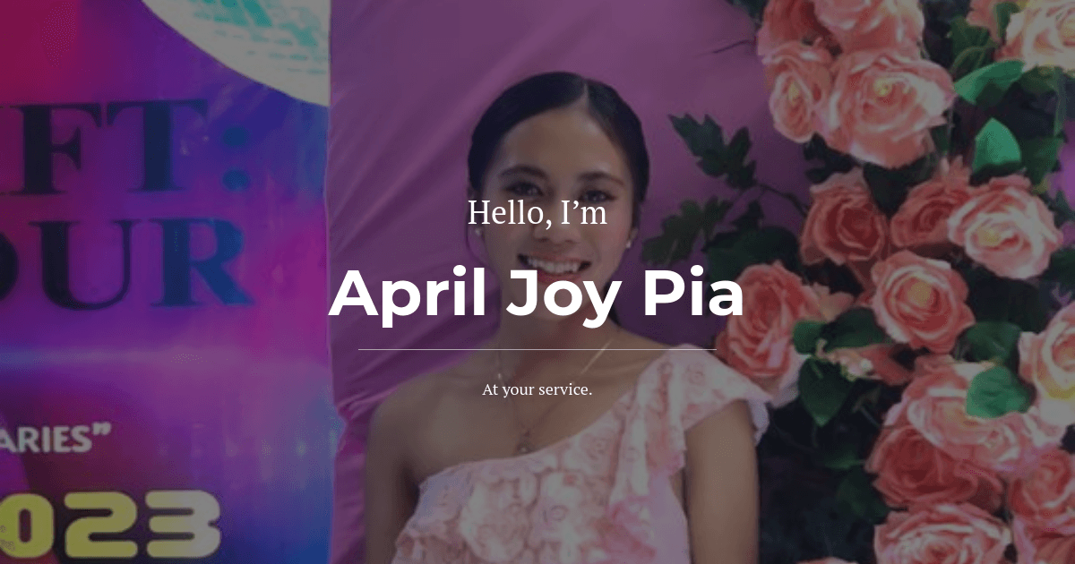 April Joy Pia