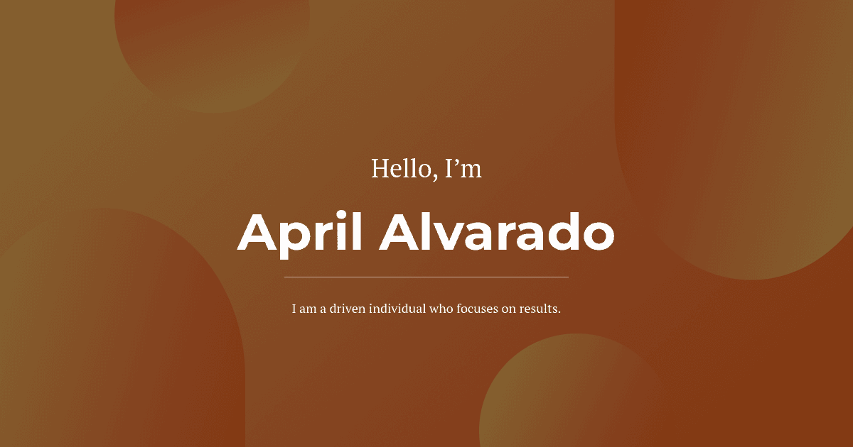 April Alvarado