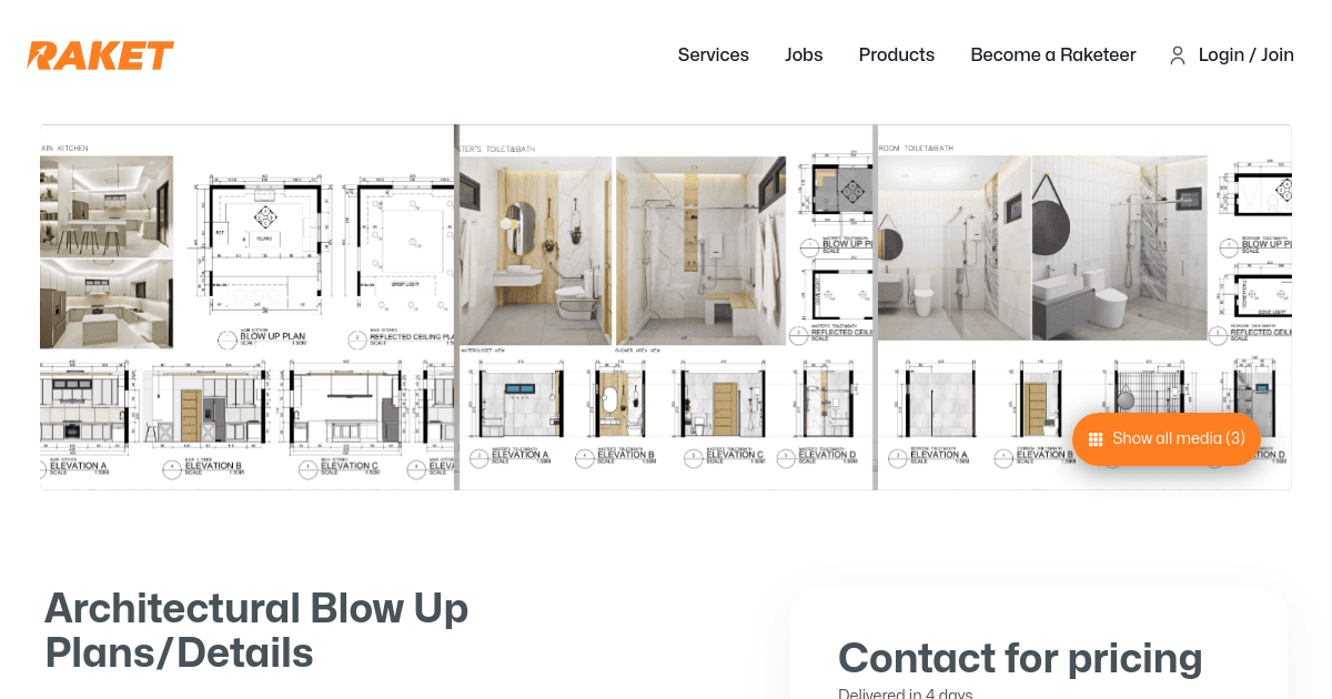 Architectural Blow Up Plans/Details by architectshaiyne - Raket.PH