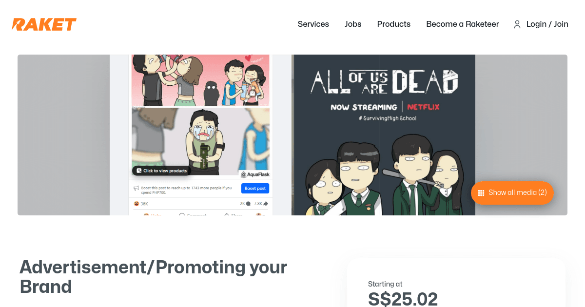 Advertisement/Promoting your Brand by arkitekyuklid - Raket.PH