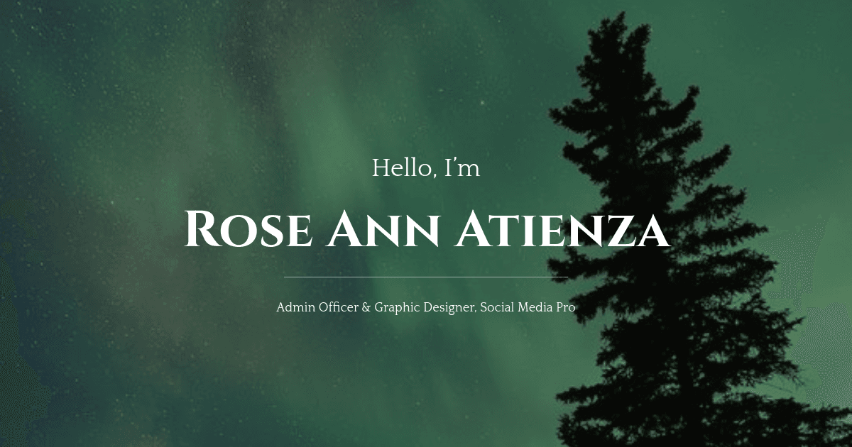 Rose Ann Atienza