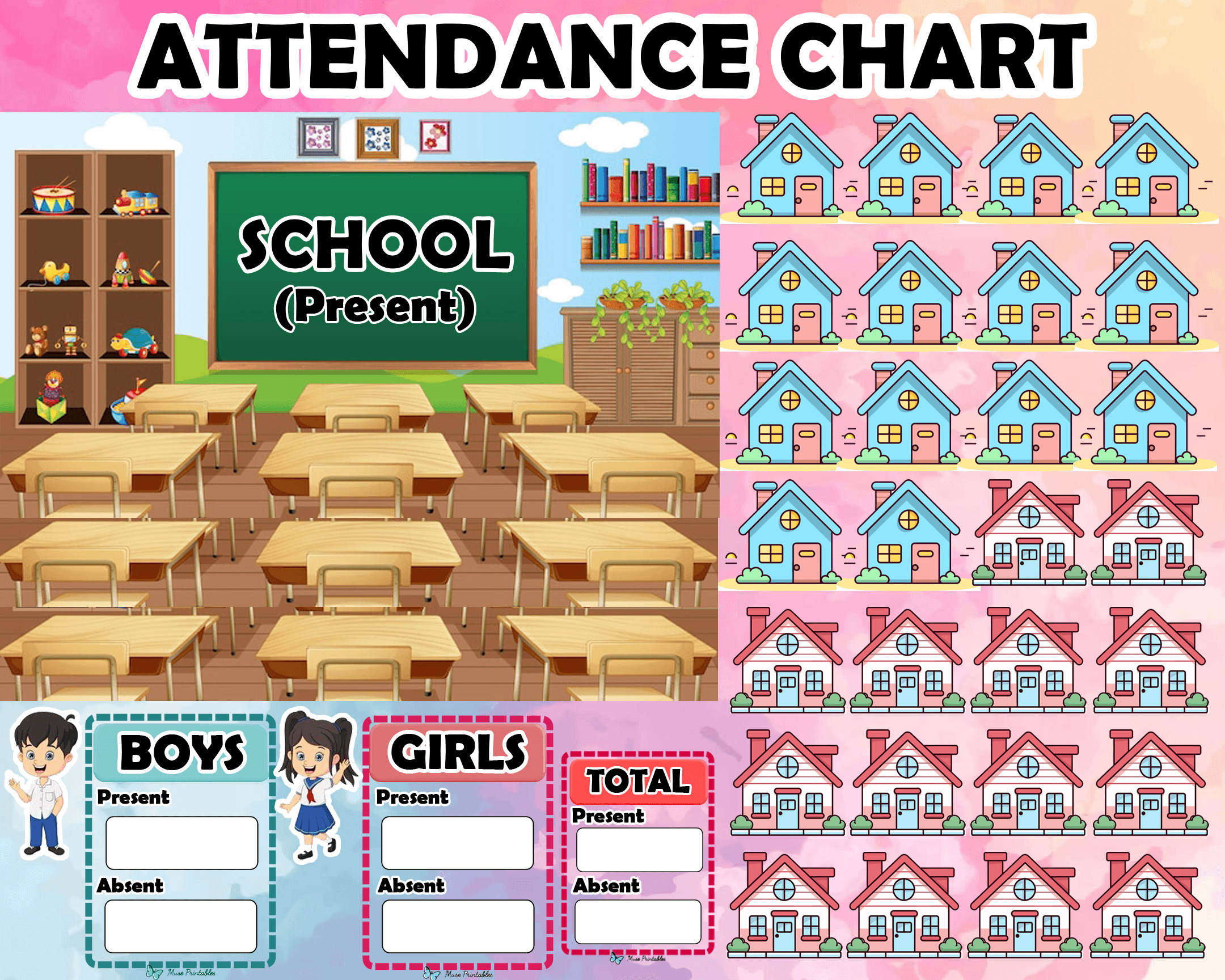 Attendance Charts For School