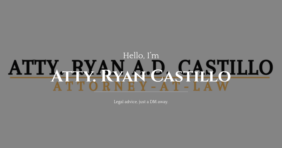 Atty. Ryan Castillo