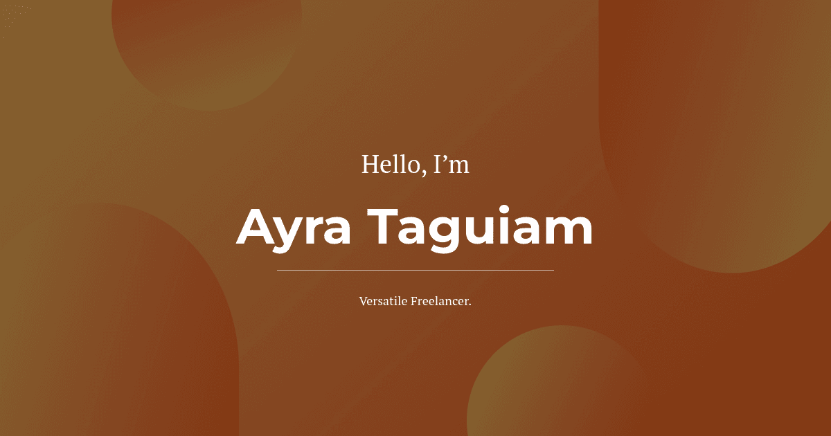 Ayra Mae Taguiam