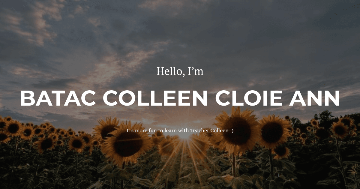 BATAC COLLEEN CLOIE ANN