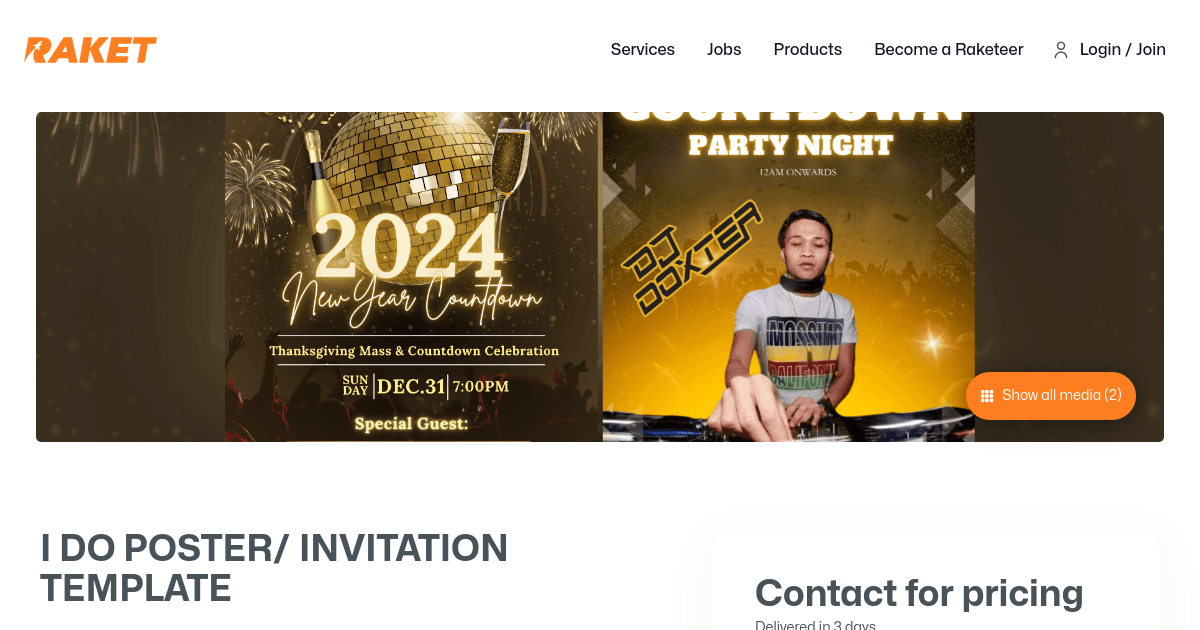 I DO POSTER/ INVITATION TEMPLATE by blessh - Raket.PH