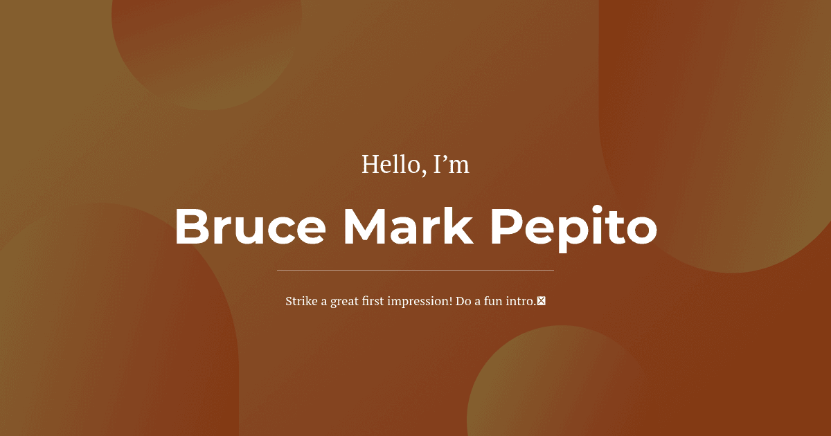Bruce Mark Pepito