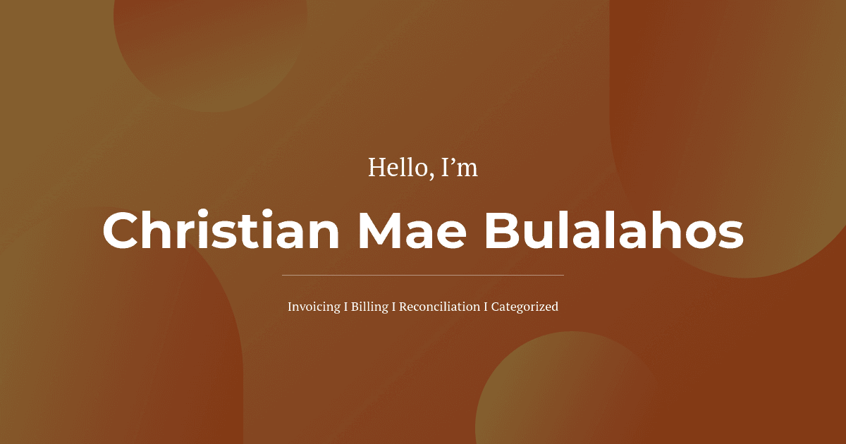 Christian Mae Bulalahos