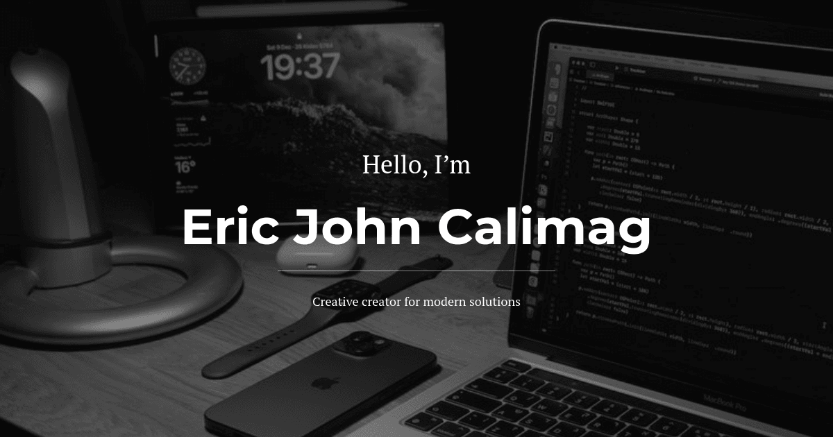 Eric John Calimag