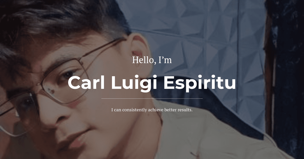 Carl Luigi Espiritu