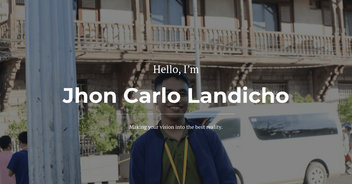 Jhon Carlo Landicho