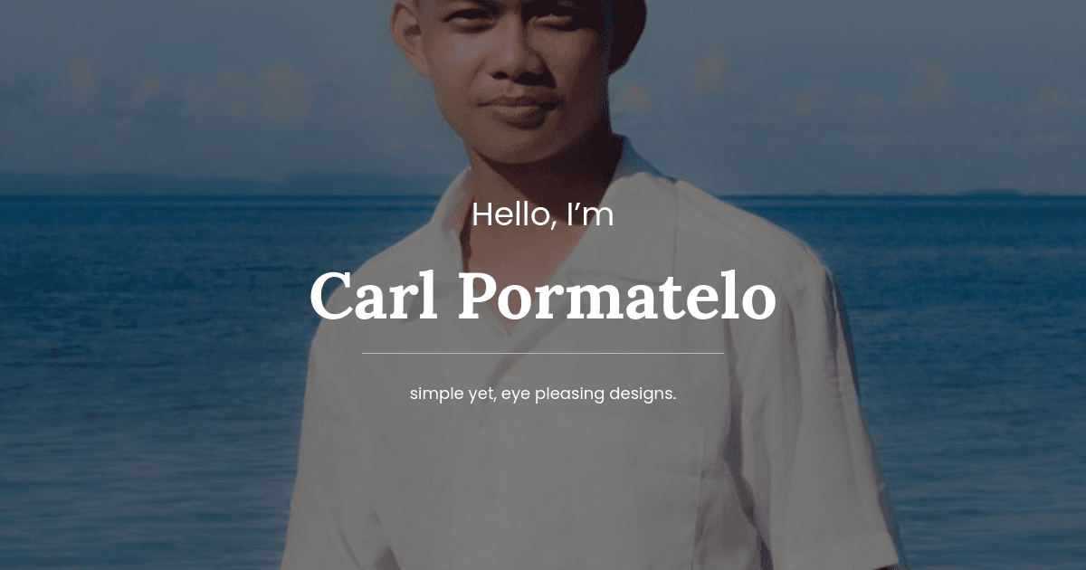 Carl Pormatelo