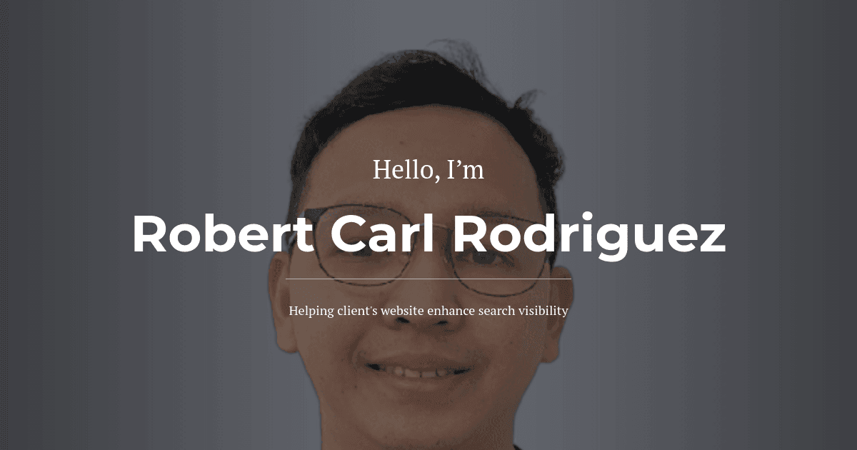 Robert Carl Rodriguez