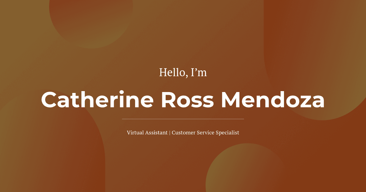 Catherine Ross Mendoza