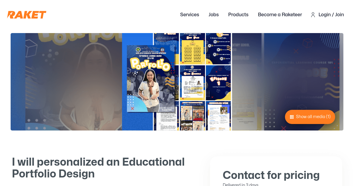 I will personalized an Educational Portfolio Design by christinejem ...