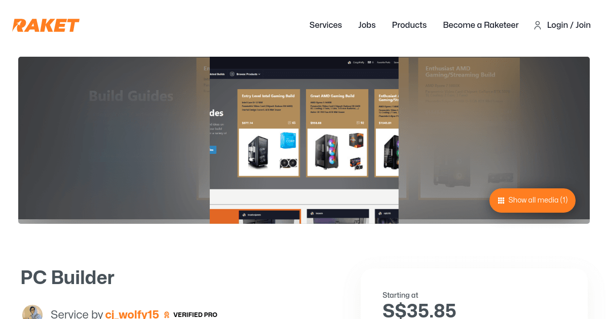 PC Builder by cj_wolfy15 - Raket.PH
