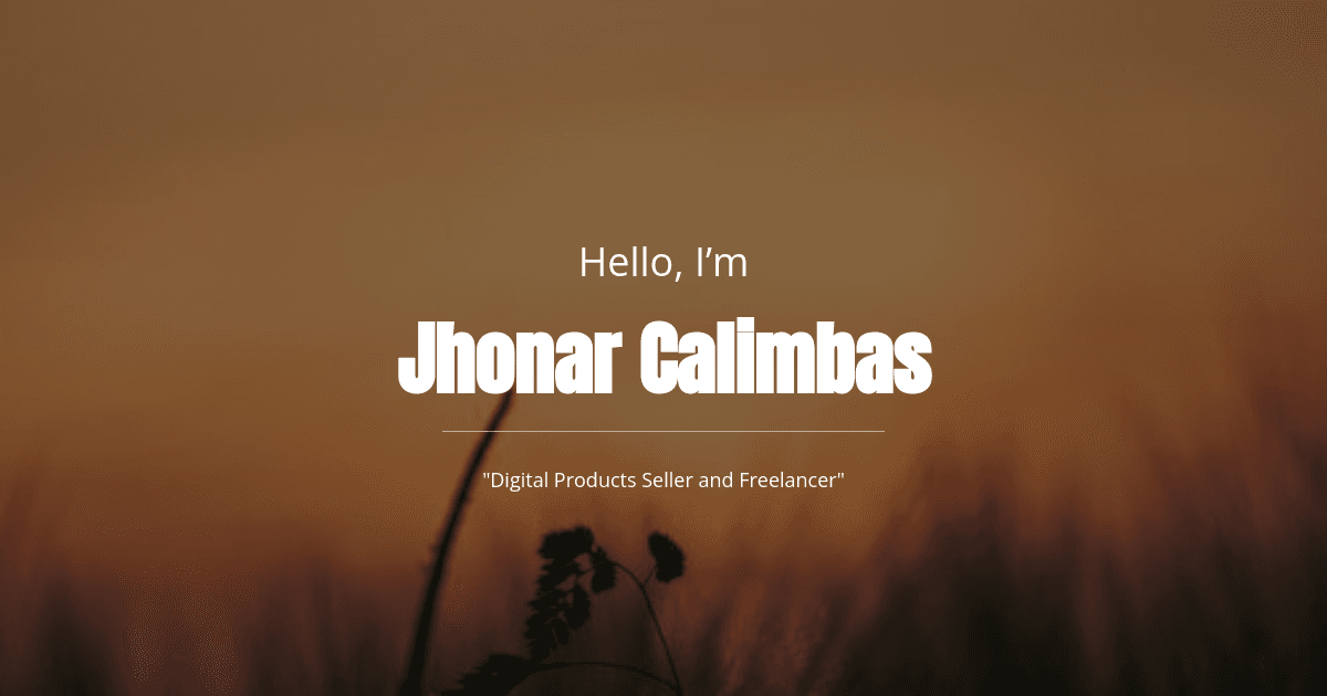 Jhonar Calimbas