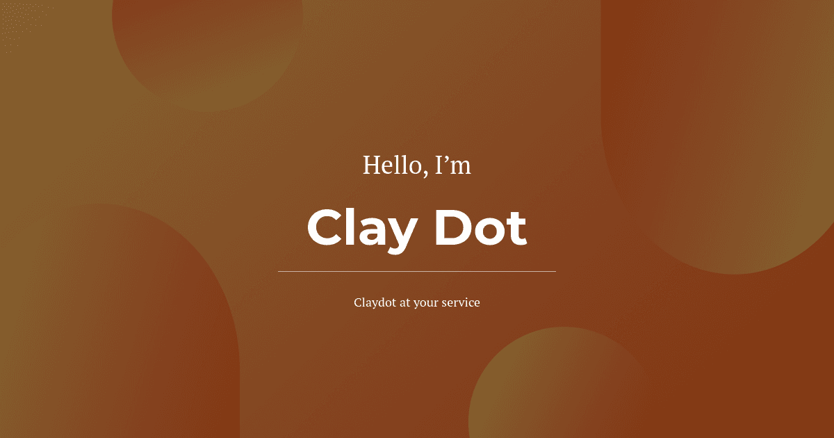 Clay Dot