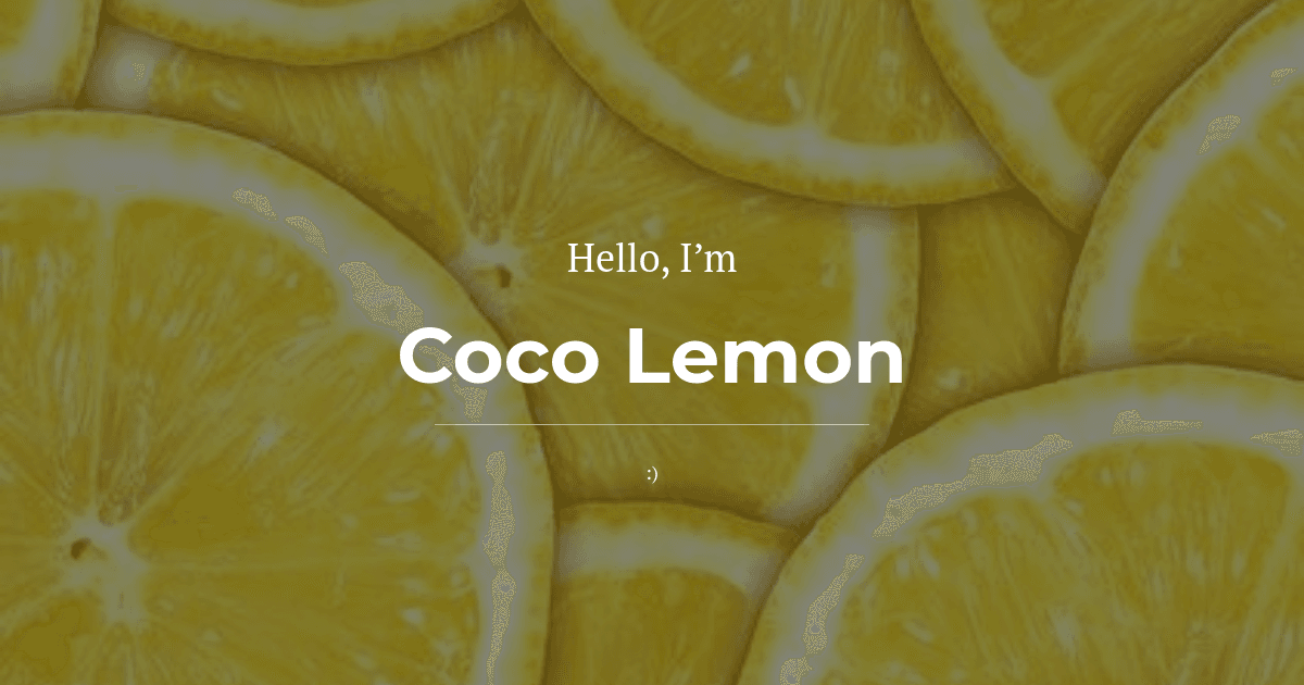 Coco Lemon