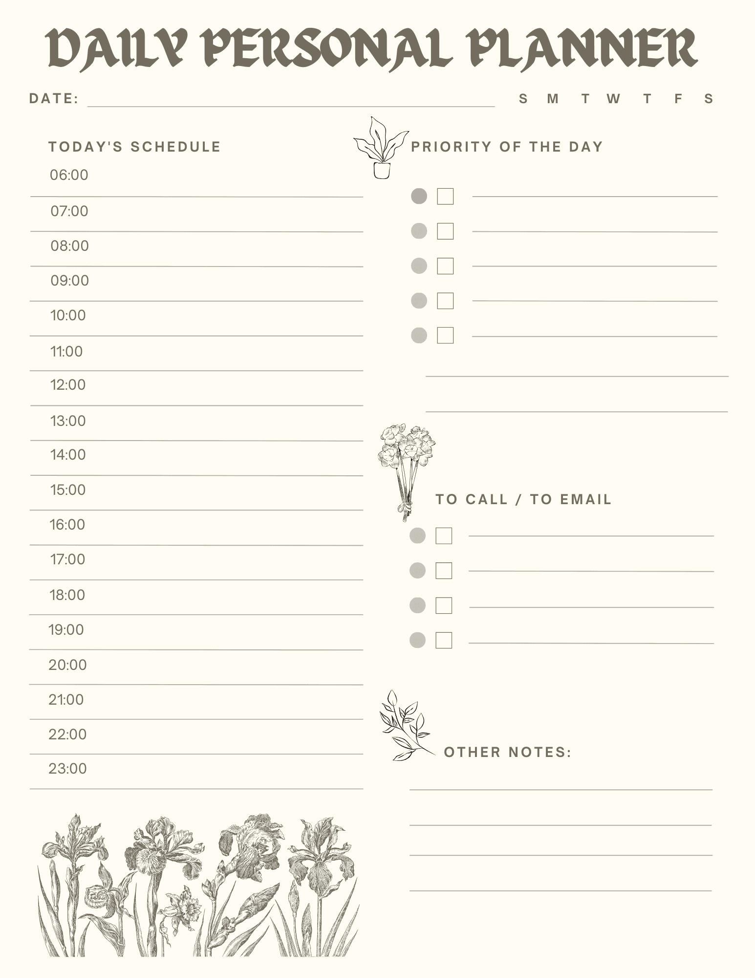 2014 Daily Planner Sheets Printable Free Printable Holiday Planners