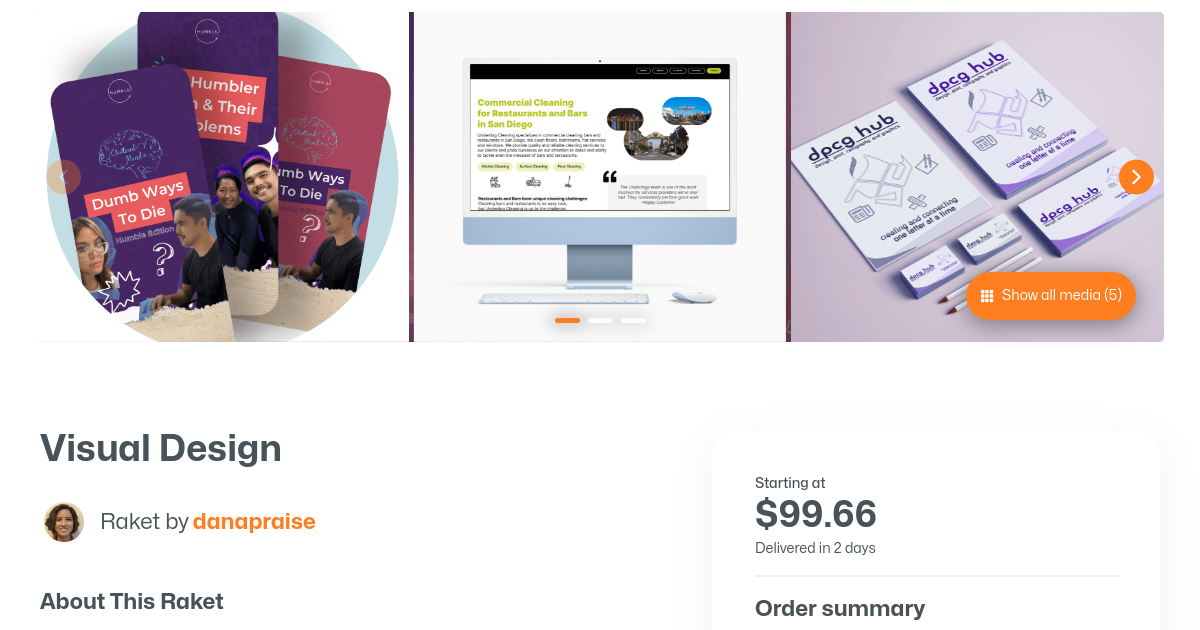 Visual Design by danapraise - Raket.PH