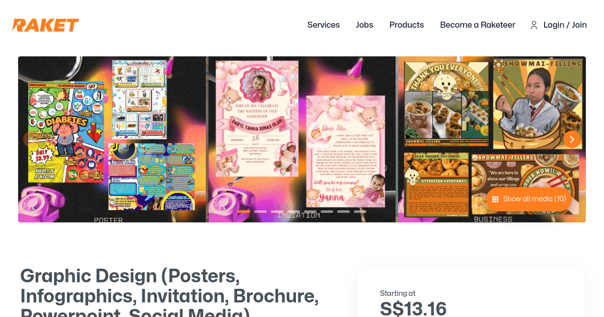 Graphic Design (Posters, Infographics, Invitation, Brochure, Powerpoint ...