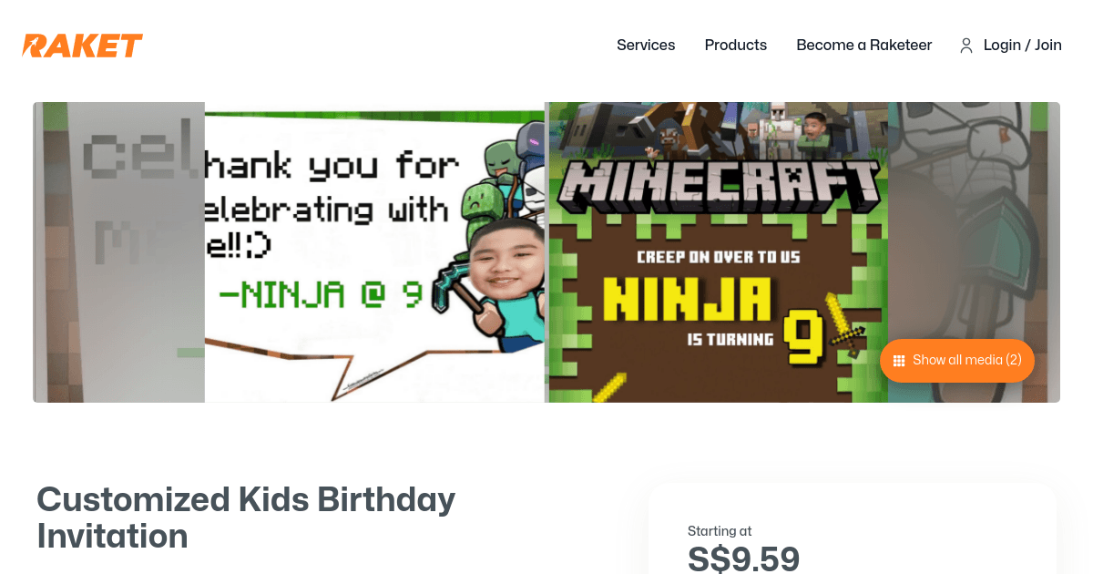 Customized Kids Birthday Invitation by digitaljinx - Raket.PH