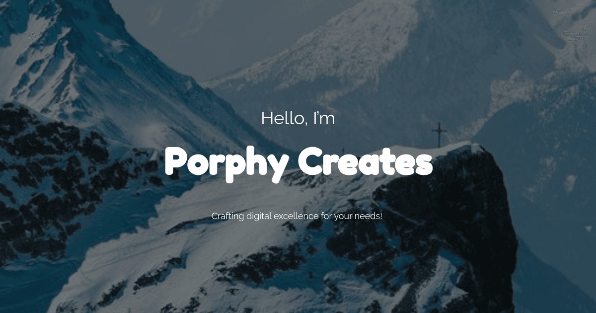 Porphy Creates