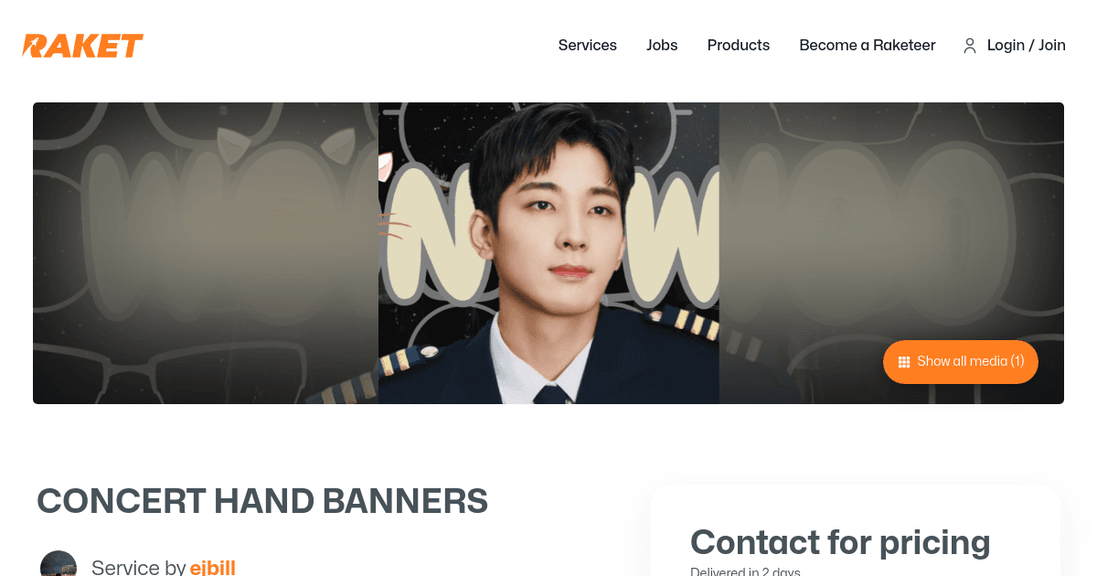 CONCERT HAND BANNERS by ejbill - Raket.PH