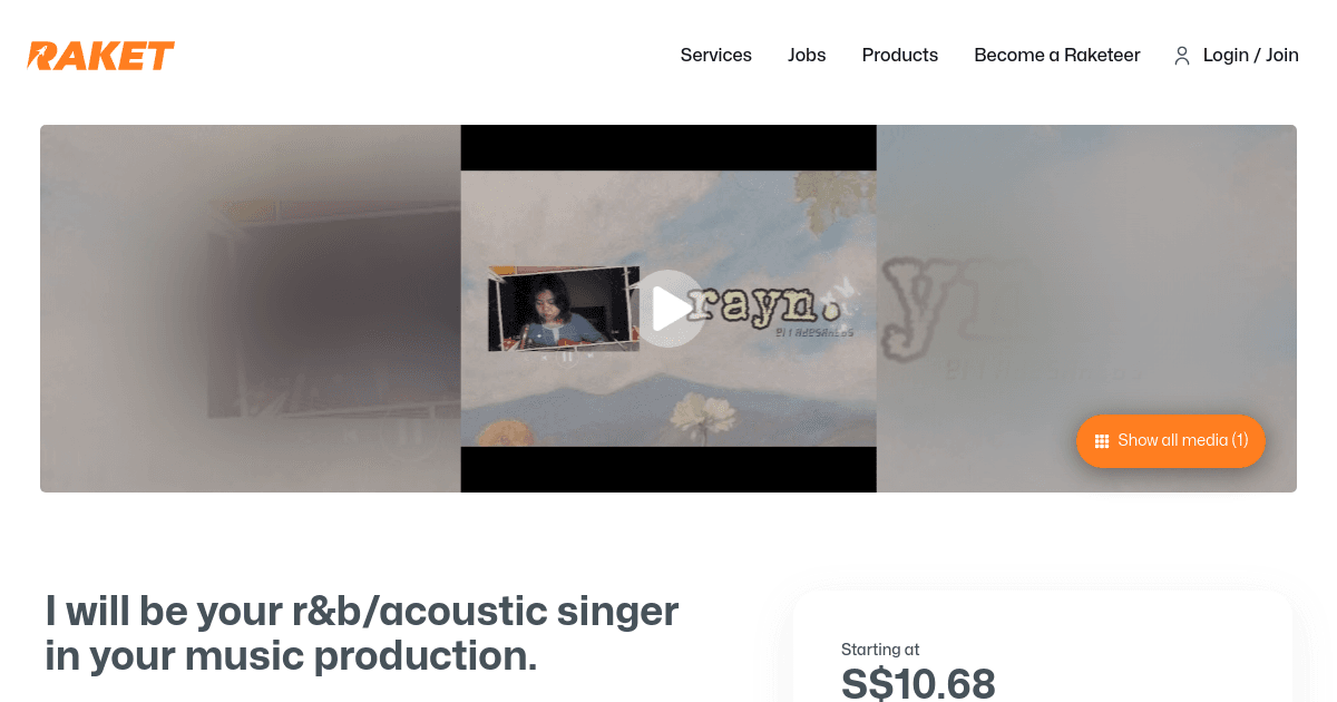 I will be your r&b/acoustic singer in your music production. by ...