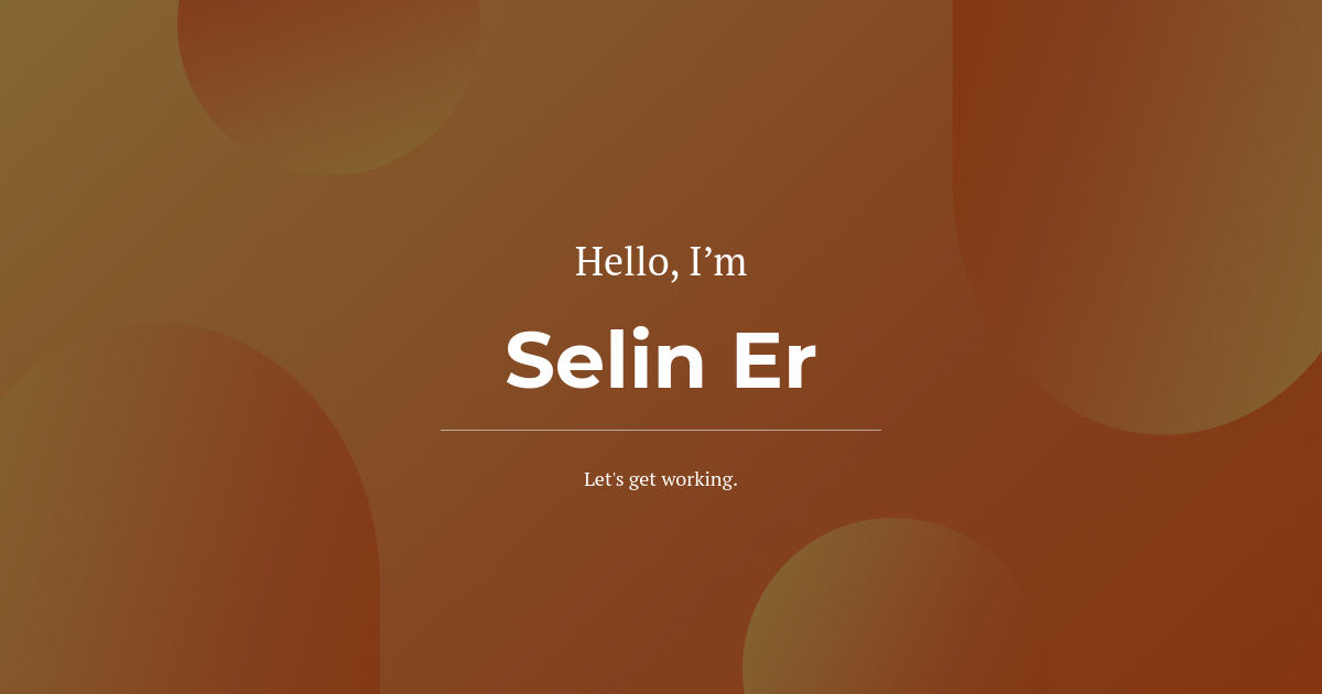 Selin Er
