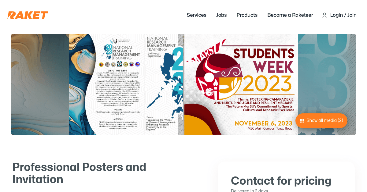 Posters and Invitation by ezrielmangui23 - Raket.PH